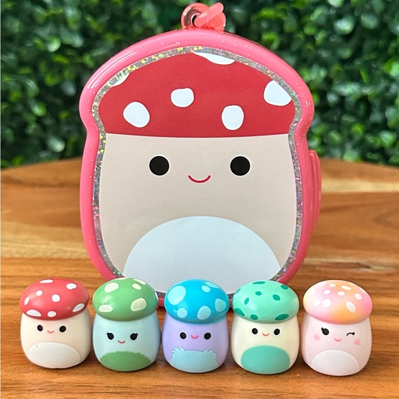 Squishmallows | Toys | Squishalong By Squishmallows Mushroom Bundle ...